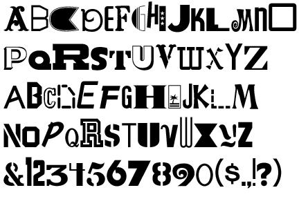 Fonts | dagingadabetta